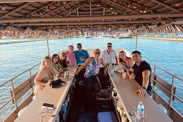 Long Island Tiki Boat Booze Cruise Tour